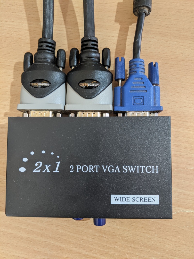 Switching display between computers using a VGA switch – Built on code